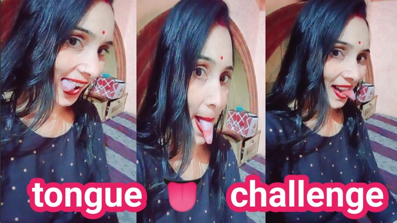 tongue 👅 challenge video || Indian Challenge Video || funny video - YouTube