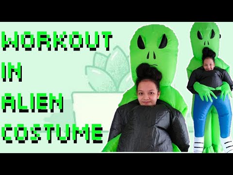 Workout Using Alien Costume - VLOG#15 - YouTube