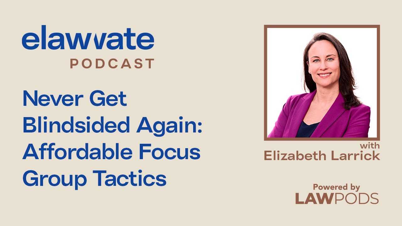 Elizabeth Larrick – Never Get Blindsided Again: Affordable Focus Group Tactics - YouTube
