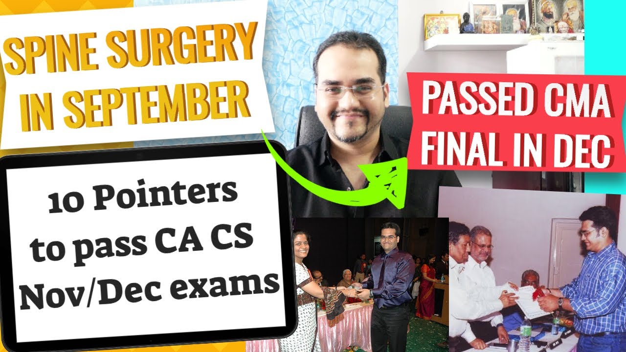 How to clear CA CS CMA Nov/Dec 2020 Exams? 10 pointers for you! - YouTube