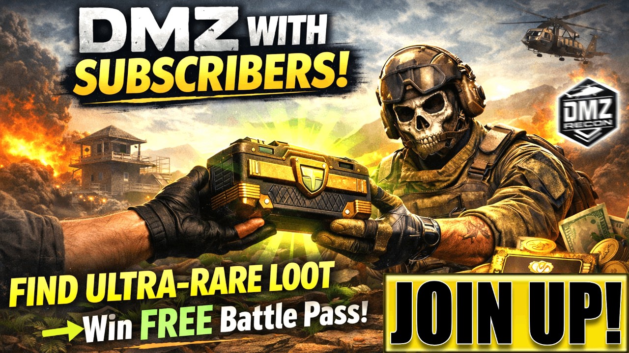 🔴 LIVE: DMZ RECON LIVE: Ultra-Rare Hunt = FREE Battle Pass 🔥 WITH SUBS ...