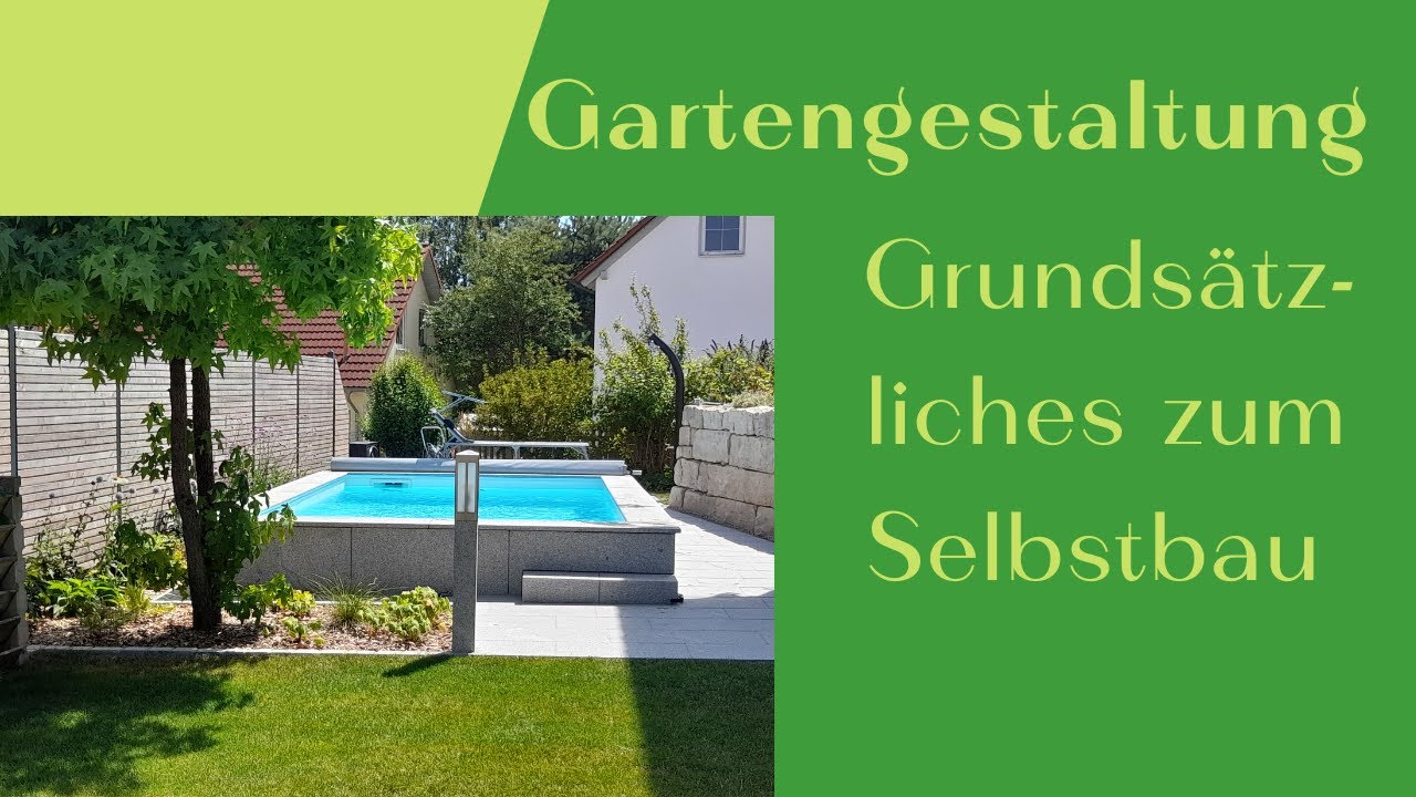 Gartenanlage selbst verwirklichen - Hinweise und Tipps - YouTube