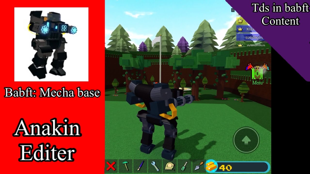Mecha Base in babft - YouTube