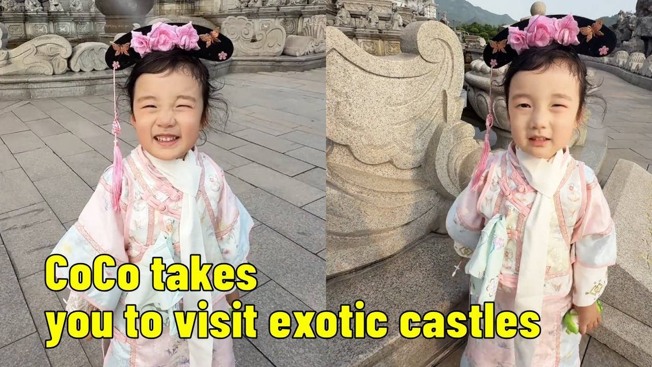 CoCo takes you to visit exotic castles.【Parent-child Adventure CoCo ...