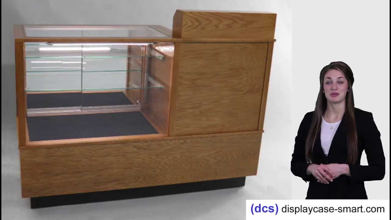 Contemporary Cash Wrap Combo Display Case - YouTube