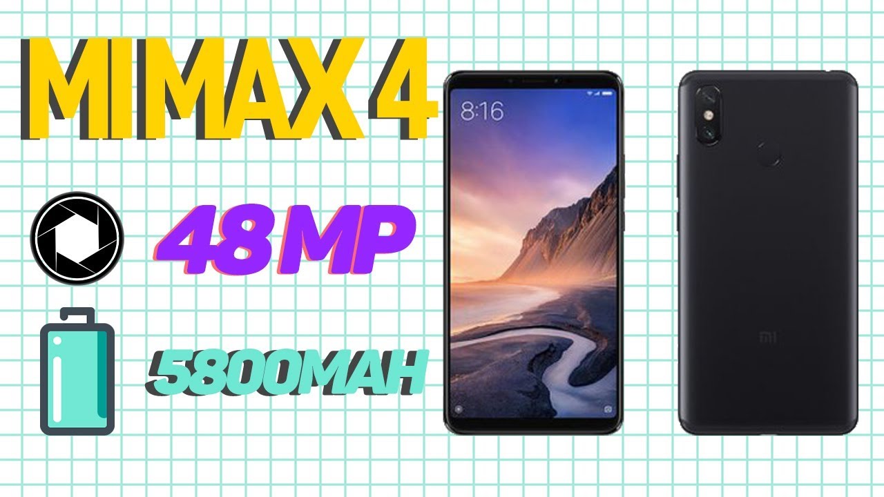 Xiaomi Mi Max 4 và Mi Max 4 Pro camera 48MP pin khủng 5800 - YouTube