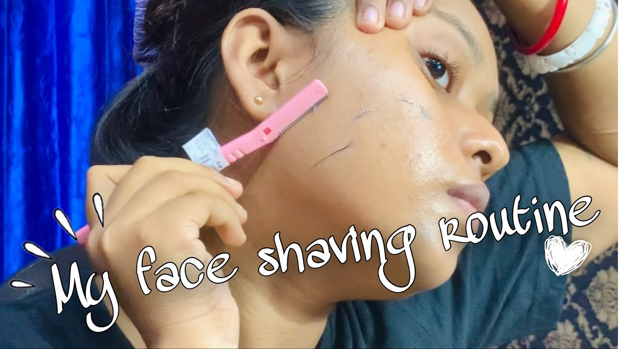 My face shaving routine🤍& skin care deatails/কিভাবে মুখের লোম তুলি ...