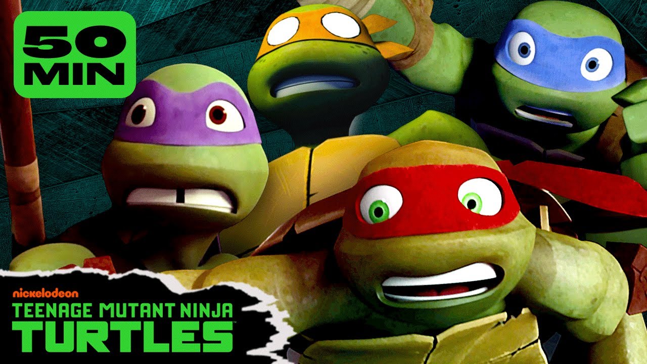 51 MINUTES of BUTT Kicking from Season 4 of Teenage Mutant Ninja ...