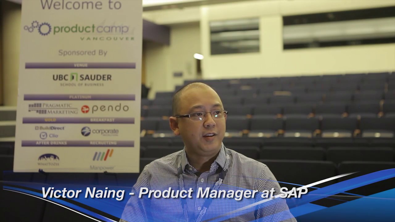 ProductCamp Vancouver 2016 Interview - Victor Naing of SAP - YouTube