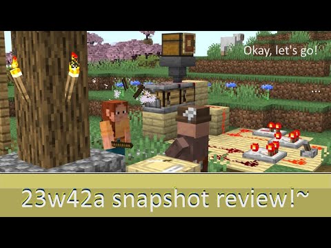 Обзор Снапшота 23w42a к Майнкрафт 1.20.3 - АвтоКрафт! / Snаpshot 23W42A ...
