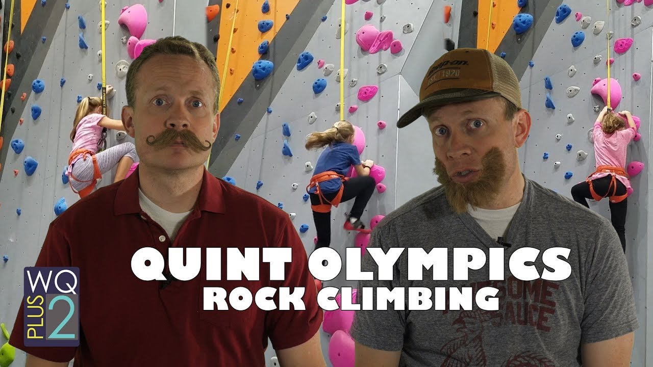 Quint Olympics Rock Climbing Challenge - YouTube