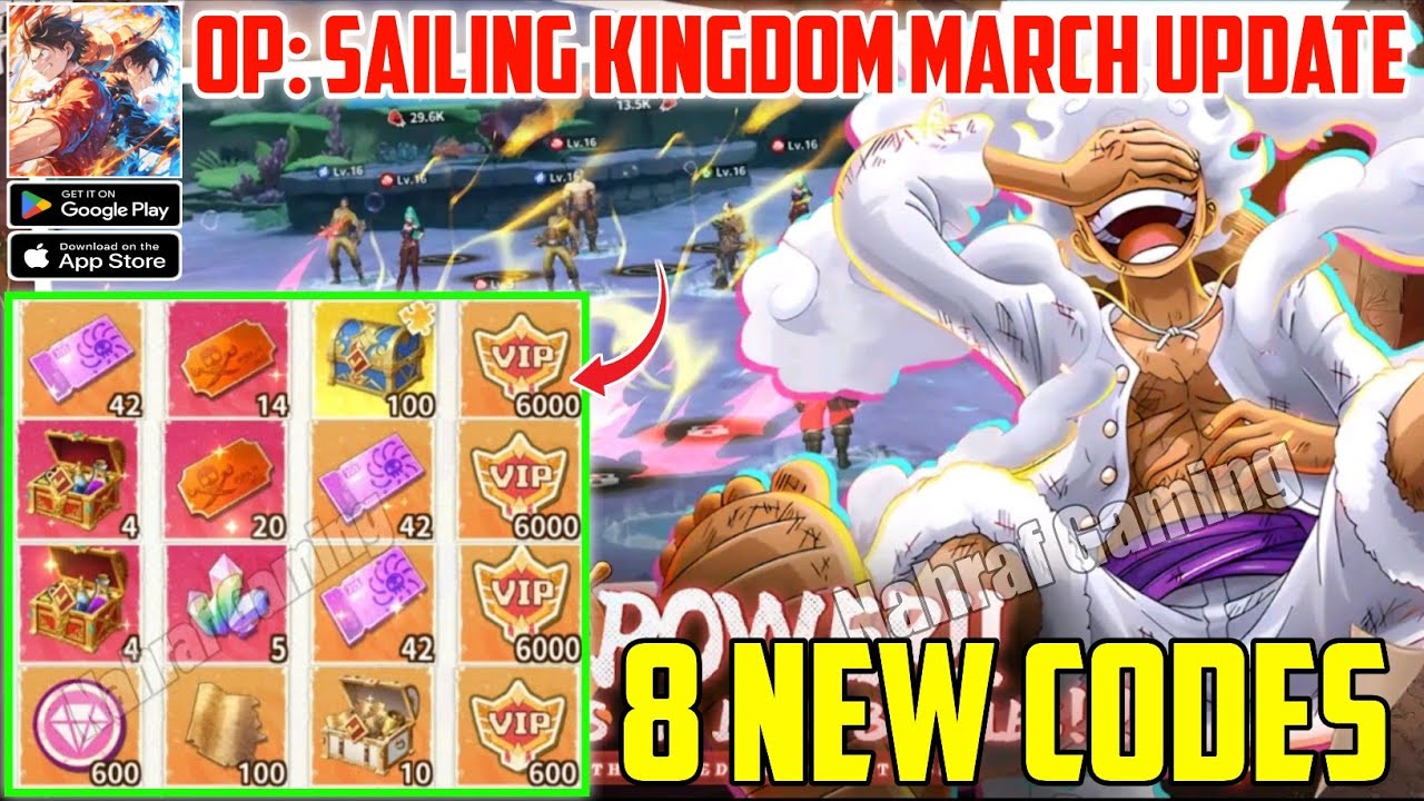 Op Sailing Kingdom New Redeem Codes March 2025 | Op Sailing Kingdom Codes - How To Redeem Code ...