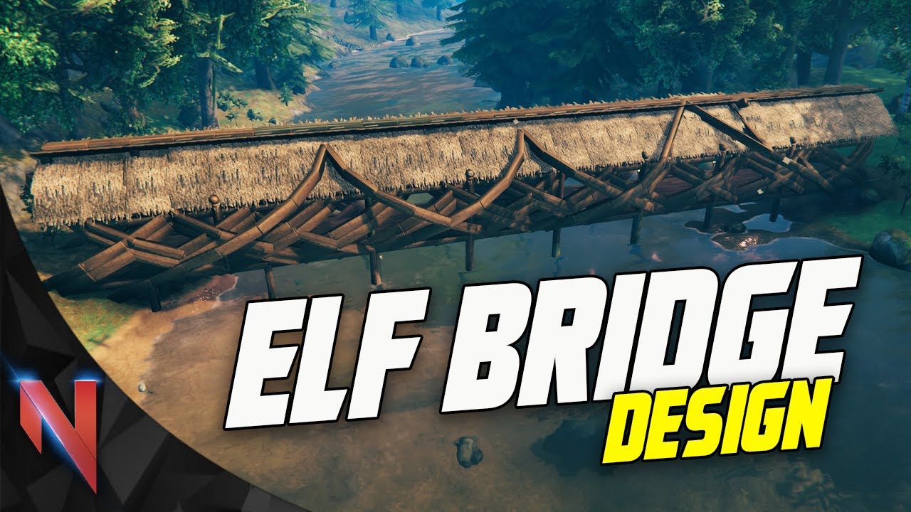 Valheim - How to build a Viking House | Elf Bridge - YouTube
