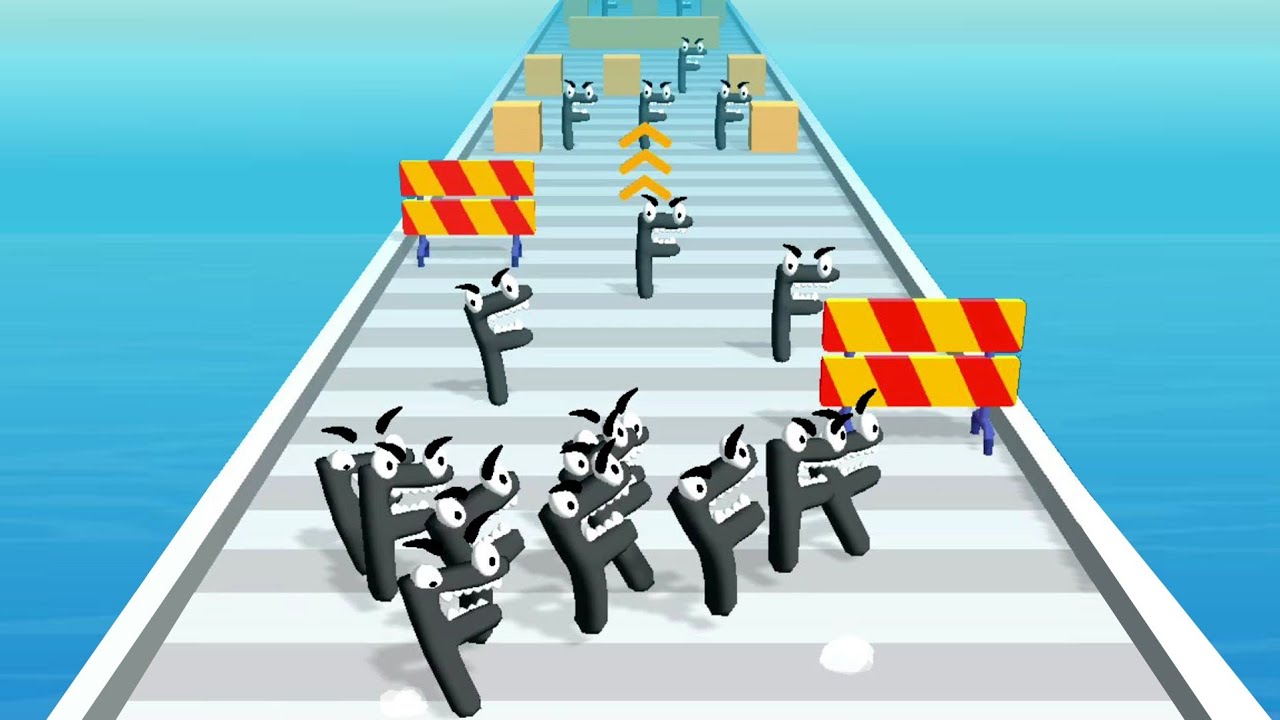 ALPHABET RUN LETTER GO ALL LEVELS GAMEPLAY WALKTHROUGH PART 14 - YouTube