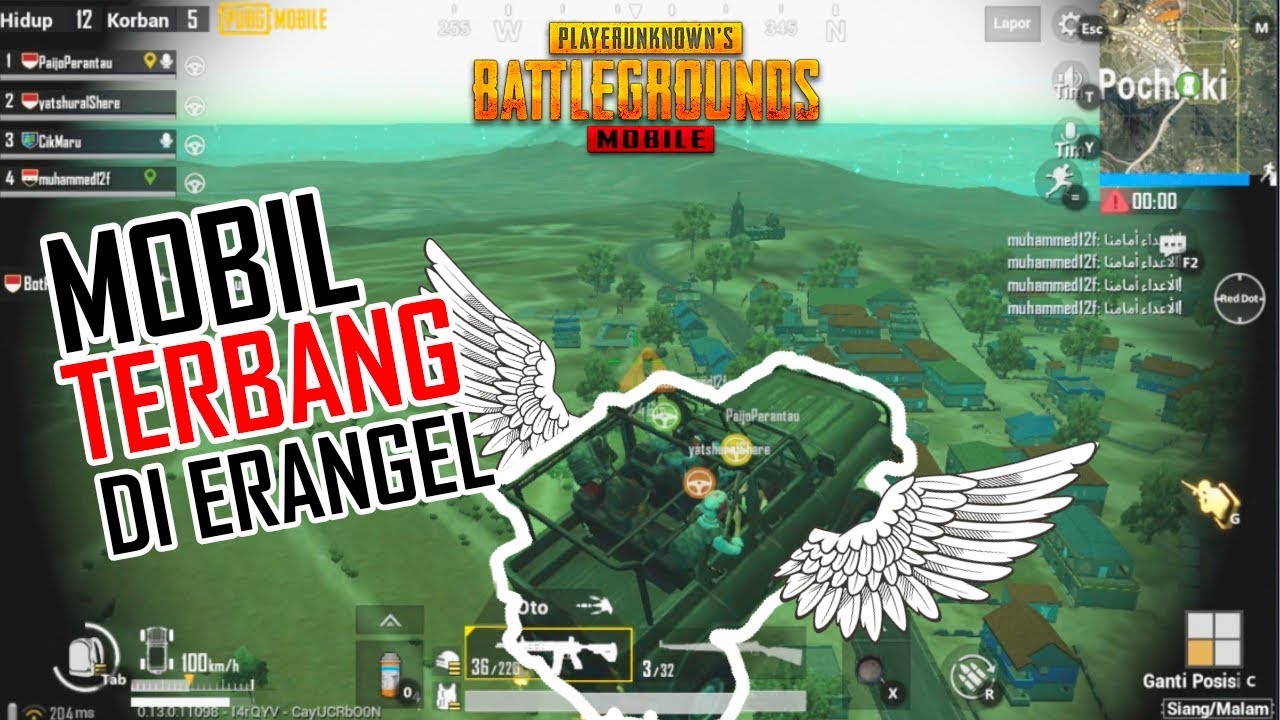 MAEN MOBIL TERBANG - PUBG MOBILE EMU. INDONESIA - YouTube