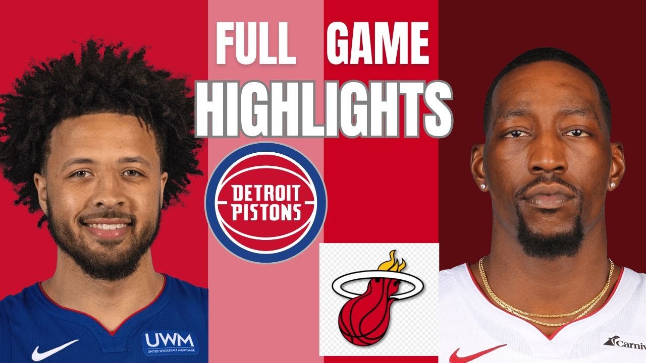 GAME RECAP | Detroit Pistons vs Miami Heat Game Highlights | NBA ...