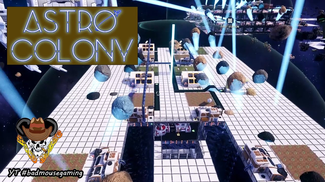Astro Colony | Early Access game play! Building a Mega Farm on our Mega ...