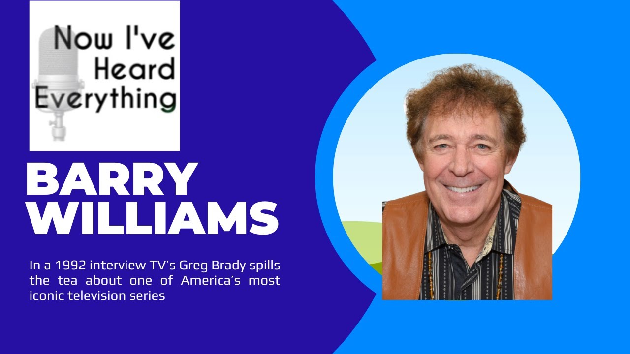His Life As The Eldest Brady: The Recollections of Barry Williams - YouTube