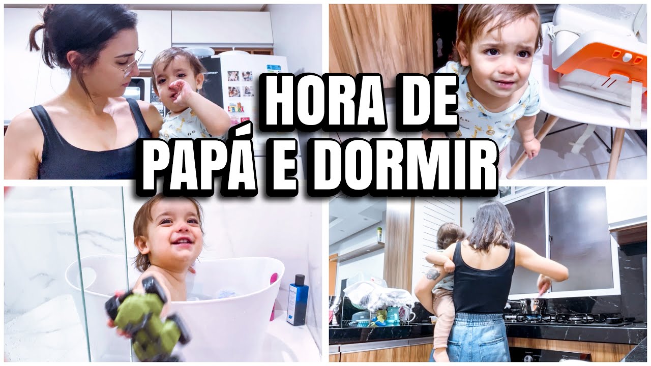 Como eu faço a rotina noturna do meu filho (1 ano e 4 meses) | janta ...