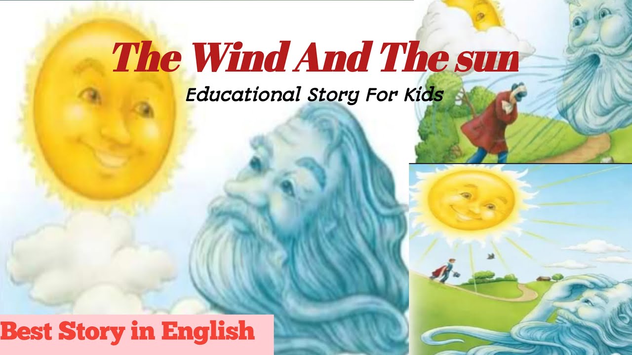 The Wind and the Sun Educational Story for kids - YouTube