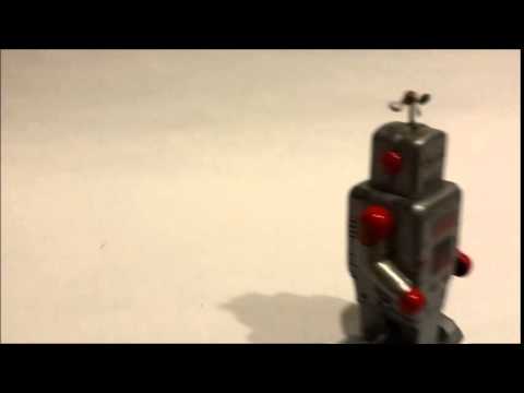 Side Stepping Robot (Retro Tin Toys)