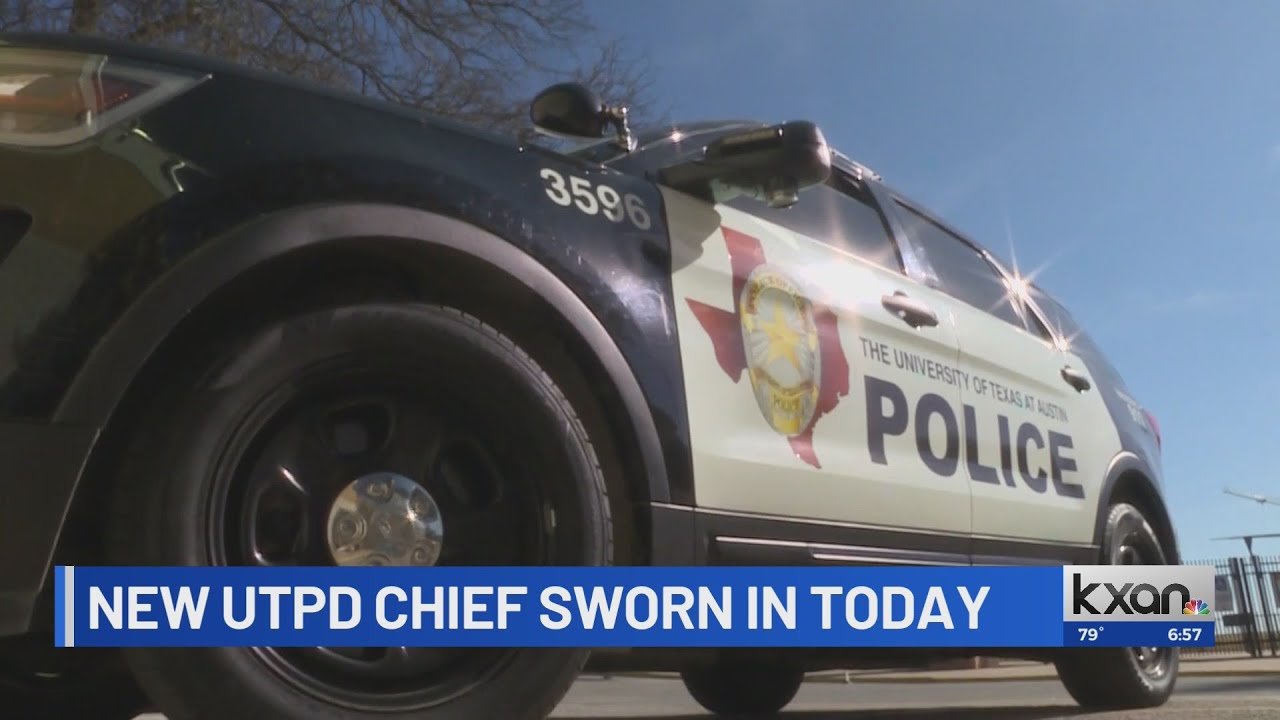 UTPD swears in new police chief - YouTube