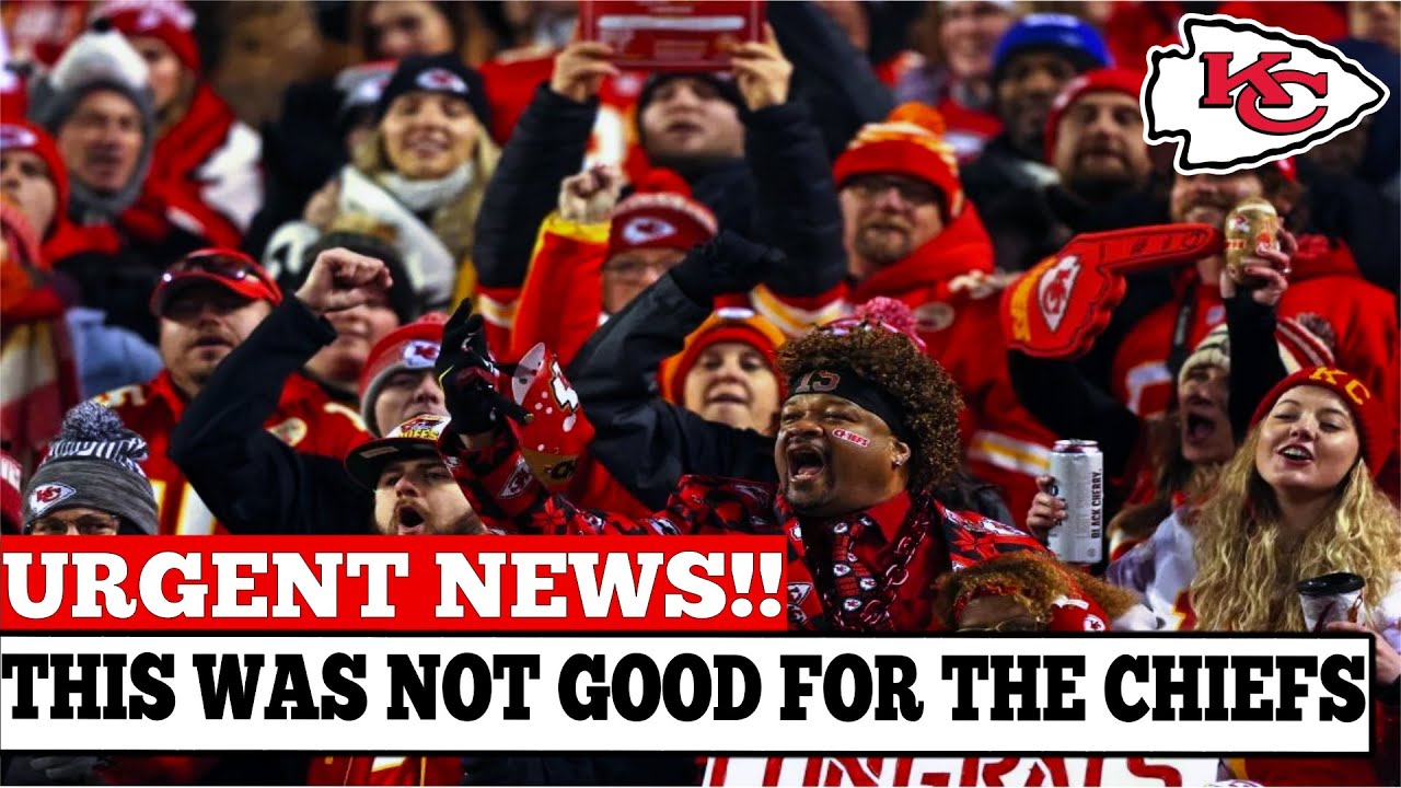 URGENT NEWS! UNFORTUNATELY HAPPENED! THIS WAS A BIG LOSS FOR THE CHIEFS ...