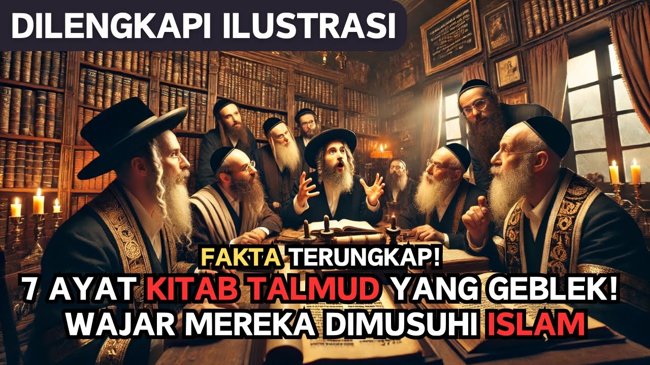 FAKTA TERUNGKAP! 7 Ayat Kitab Talmud Yang G*blek! Wajar Mereka Dimusuhi ...