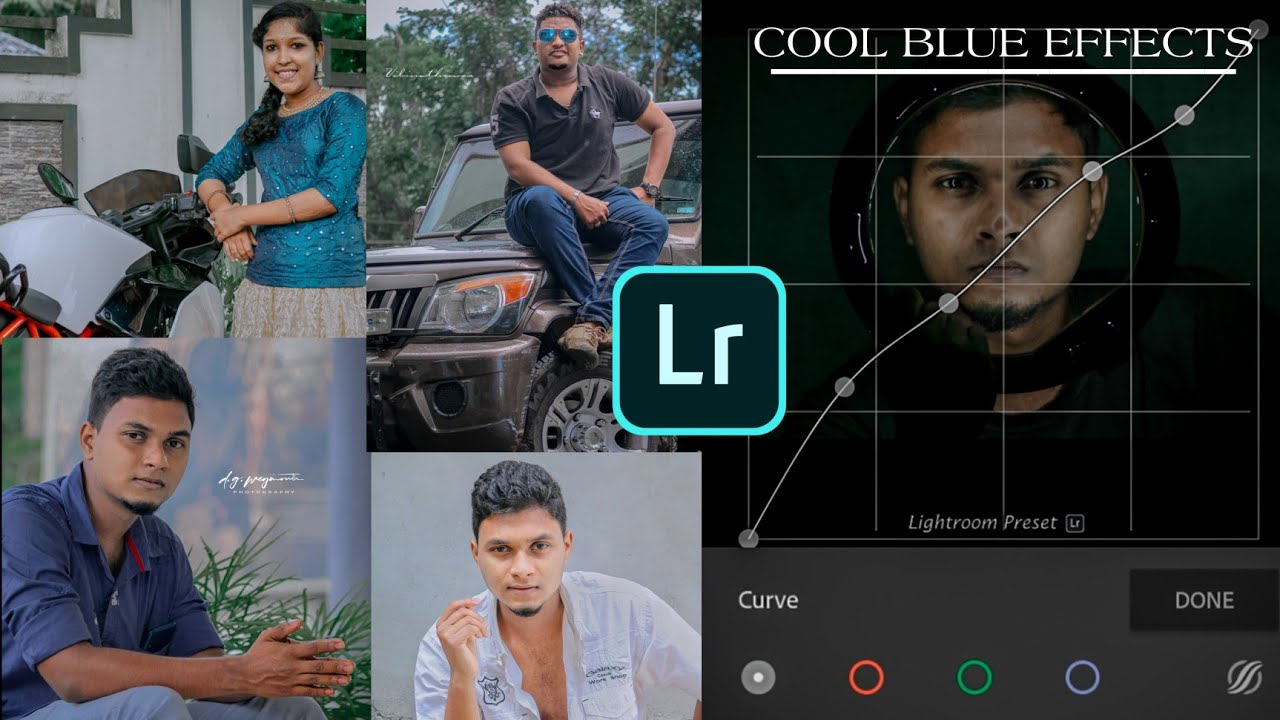 Cool blue effects | #lightroompresets - YouTube