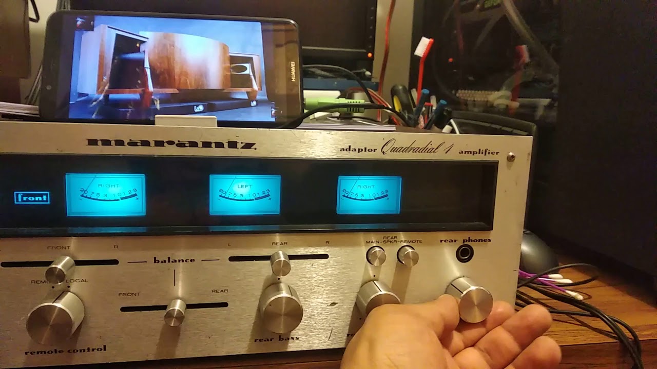 Marantz 2440, serviced, recaped. - YouTube