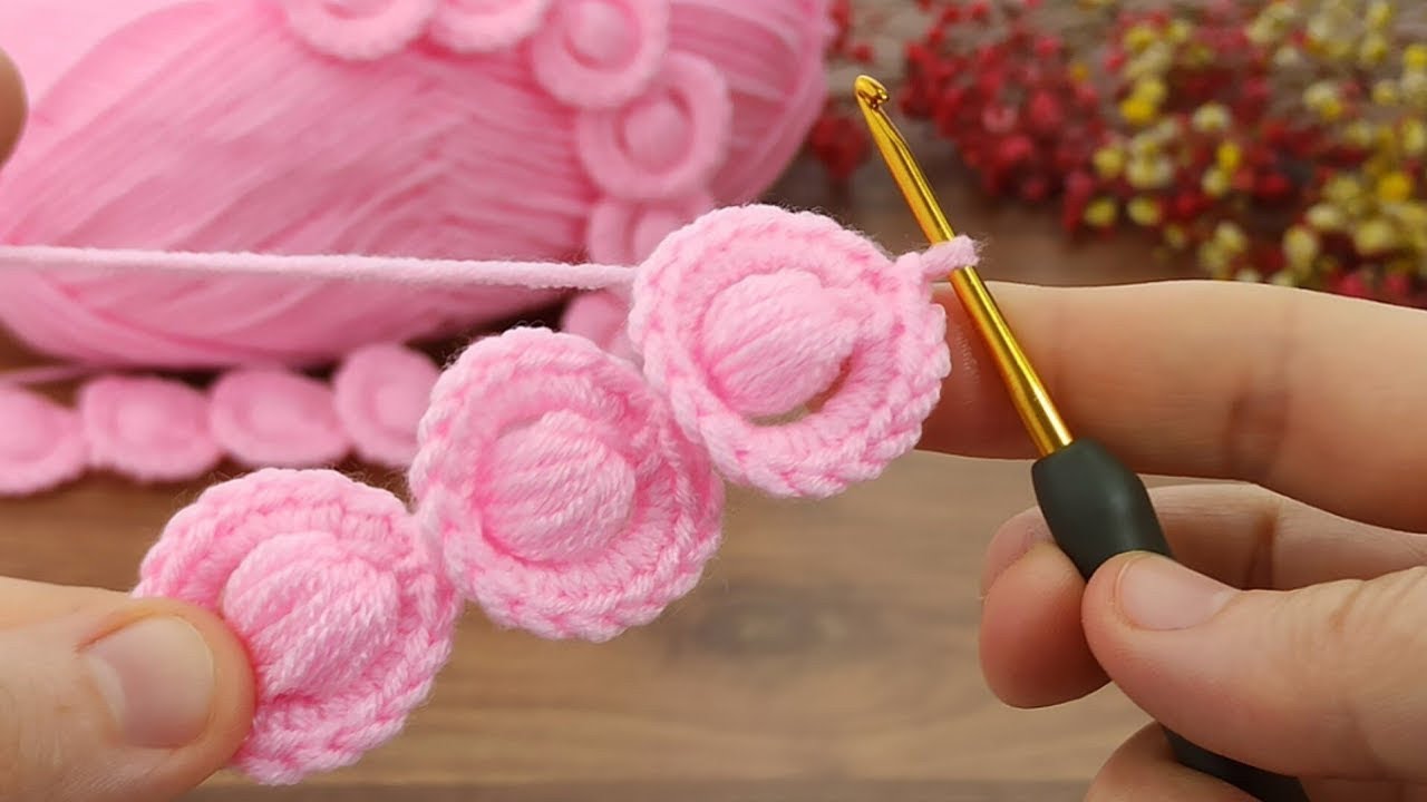 How to make a cute baby bandana with a very easy crochet filling # ...