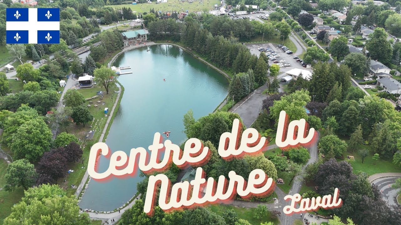 4K Drone Footage of Centre de la Nature | Nature Center Laval (2024 ...