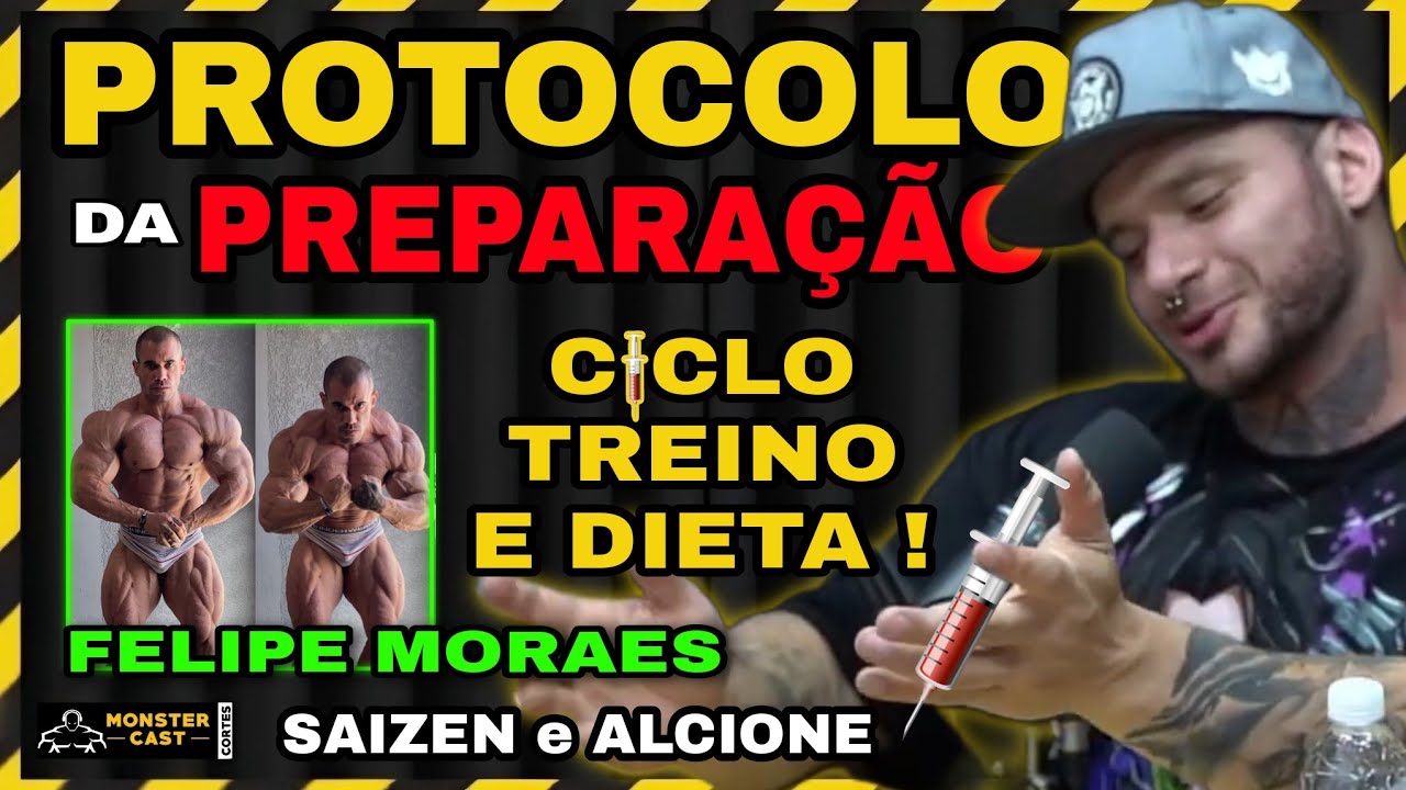 CICLO ATUAL COMPLETO DO FELIPE MORAES COM DIETA E TREINOS ! | SAIZEN e ...