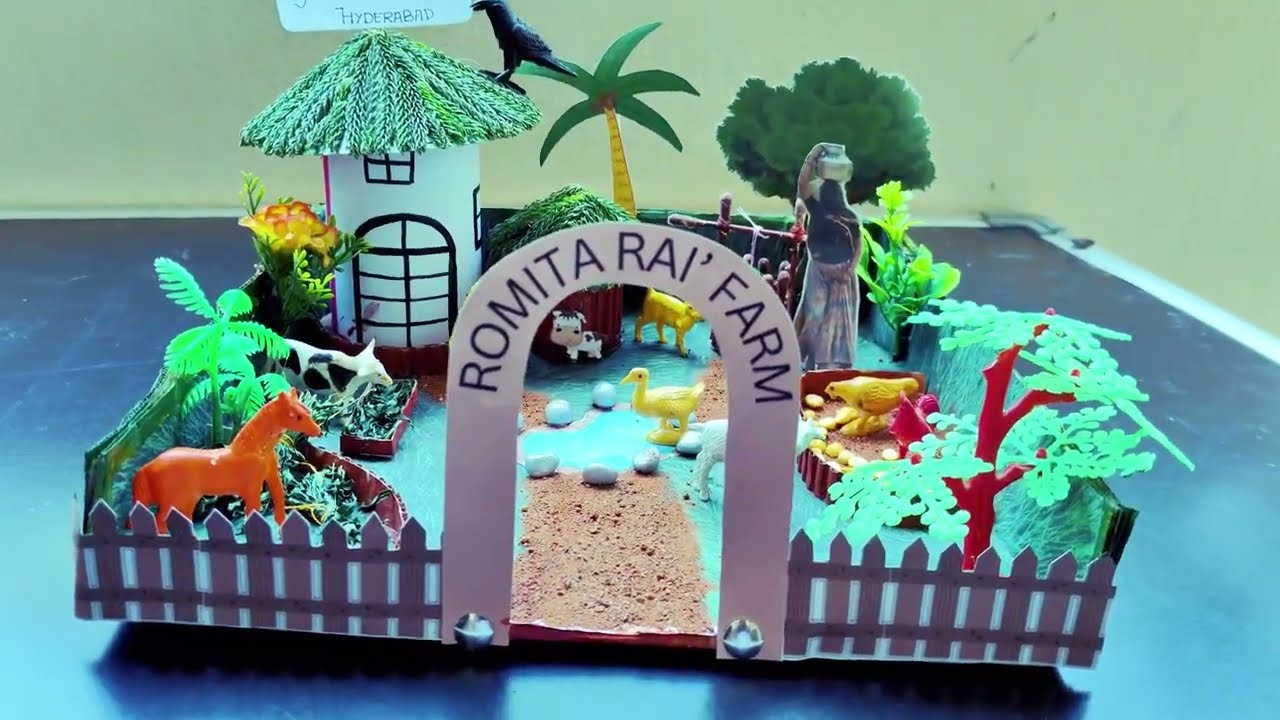 Farmhouse /Modern farmhouse /school project /DIY / hand work school ...