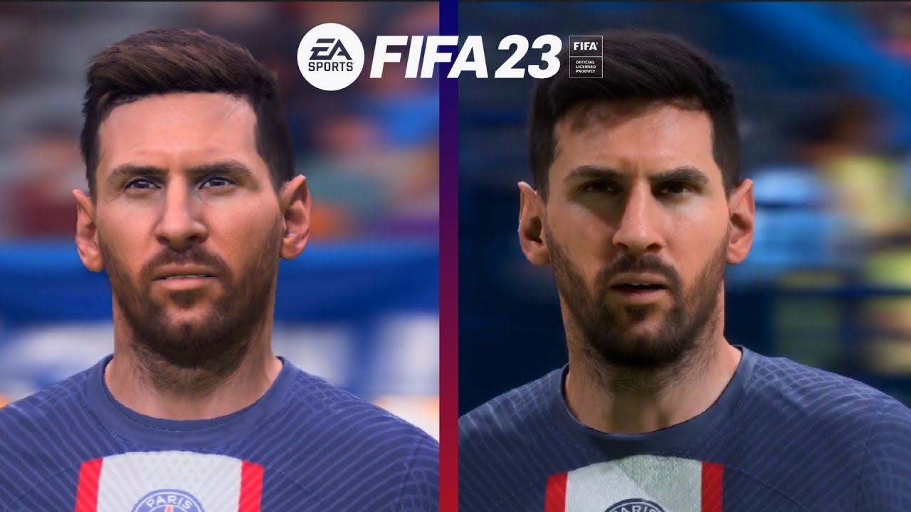 FIFA 23 Faces comparison l PSG Edition - YouTube