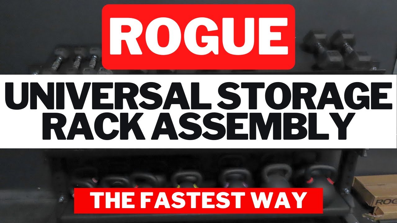 Rogue Fitness Universal Storage Rack Assembly: (Fastest Way) - YouTube