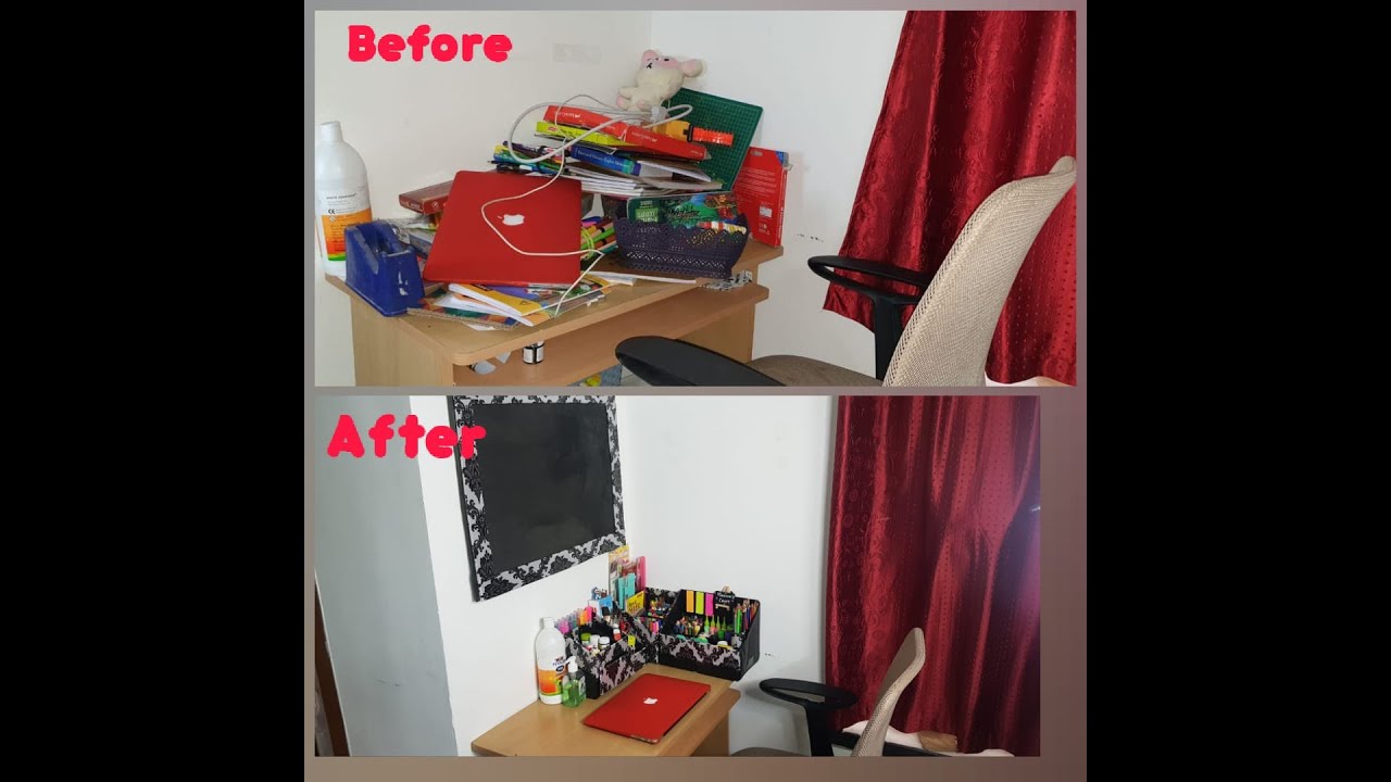 Study table organisation - YouTube