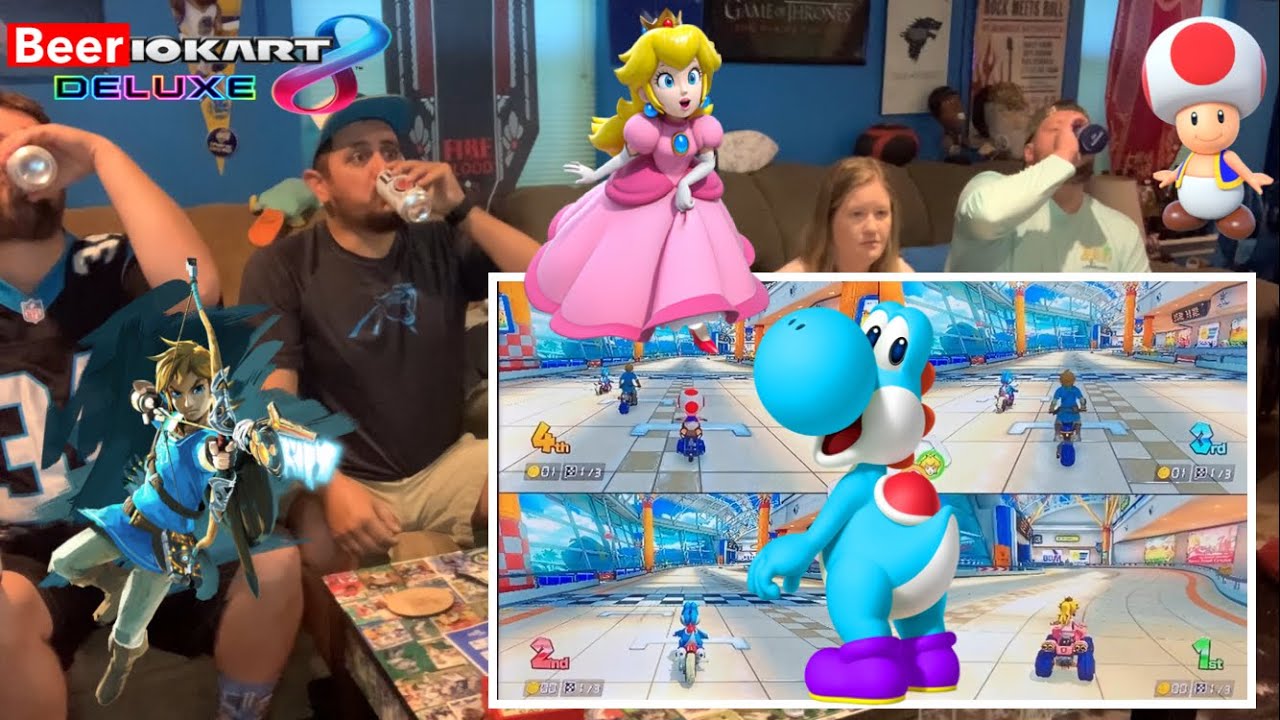 Beerio Kart - Sunshine Airport - Mario Kart Deluxe 8! - YouTube