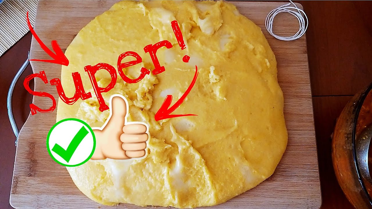COME FARE POLENTA BRAMATA | COMO FAZER POLENTA BRAMATA - YouTube