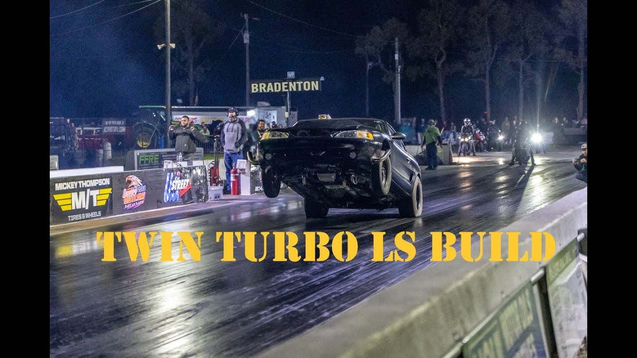 Twin Turbo Mustang LS Build - YouTube