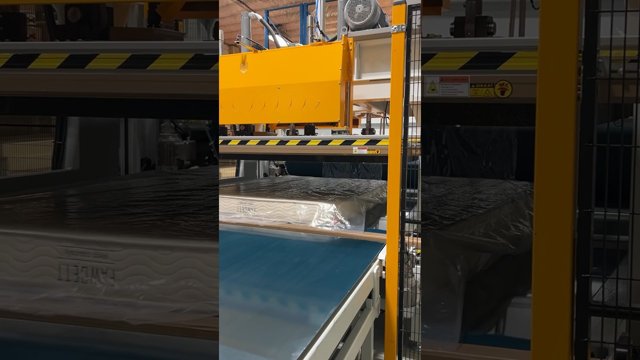 Our new roll-pack machine in action. - YouTube