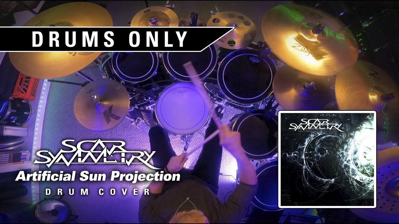 "Artificial Sun Projection" by SCAR SYMMETRY - (DRUMS ONLY) Drum Cover ...