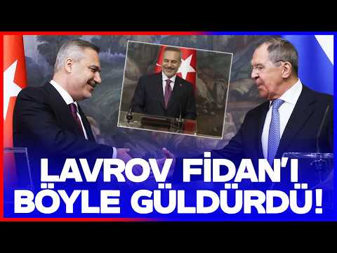ÇOK KONUŞULACAK SÖZLER! İŞTE O ANLAR! Lavrov Dışişleri Bakanı Hakan Fidan'ı Güldürdü!