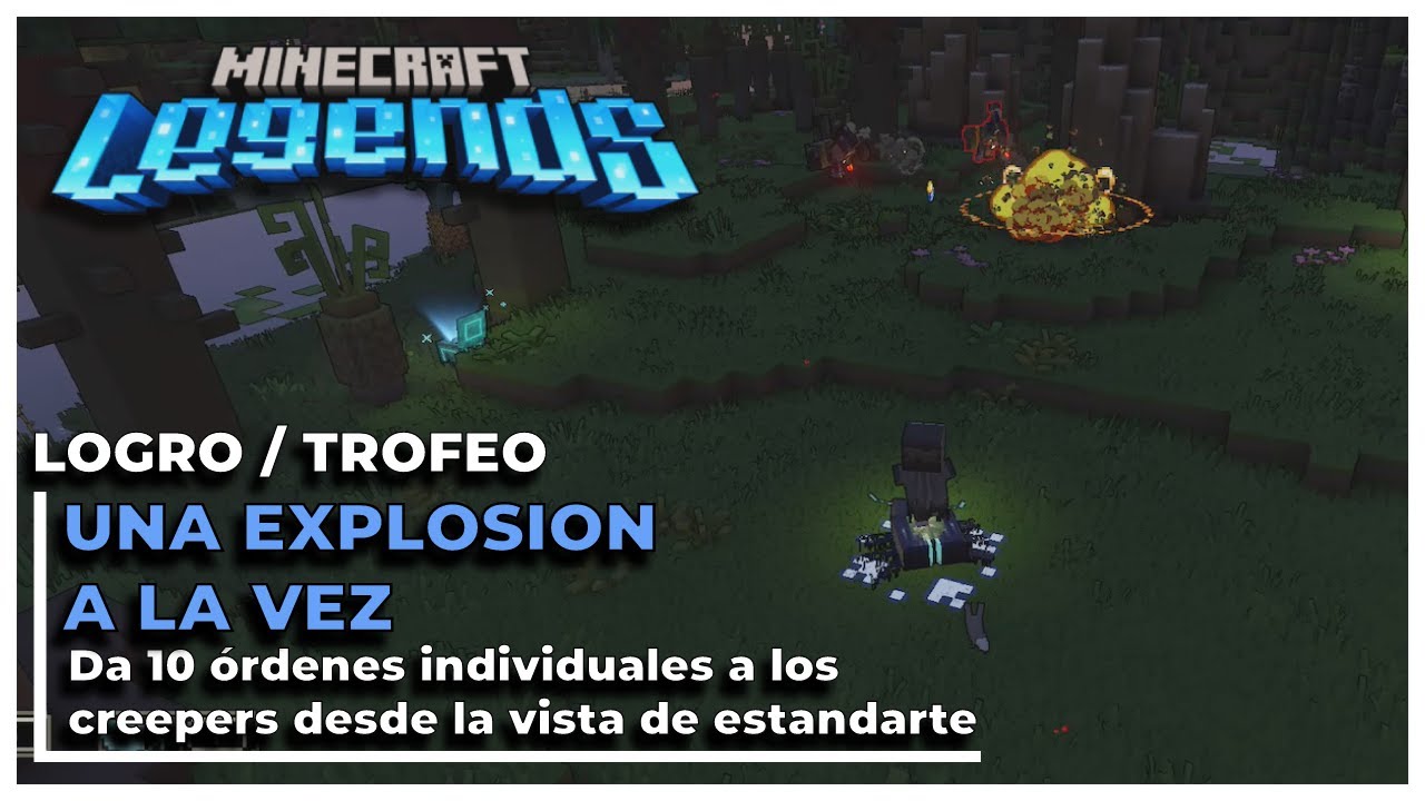 Minecraft Legends: Logro/Trofeo Una explosión a la vez - YouTube