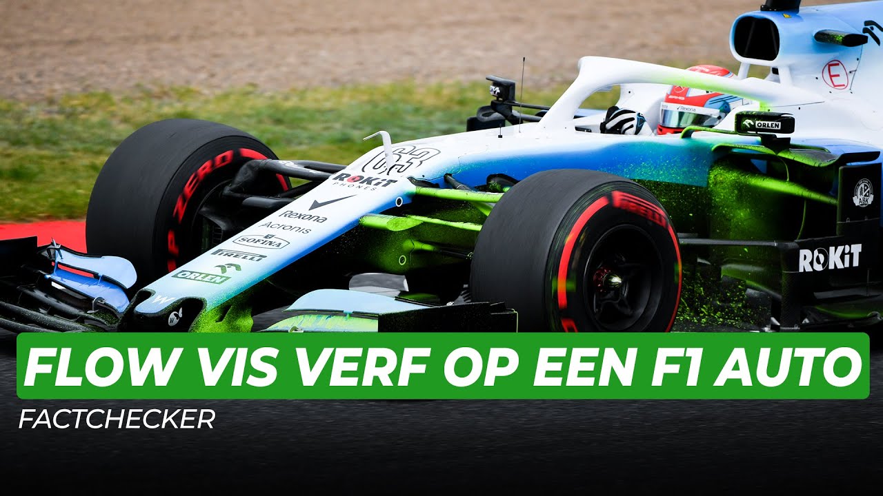 Flow-Vis Verf op een Formule 1-auto | FactChecker - YouTube