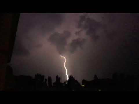 ROMA: spettacoli fulmini e saette! - YouTube