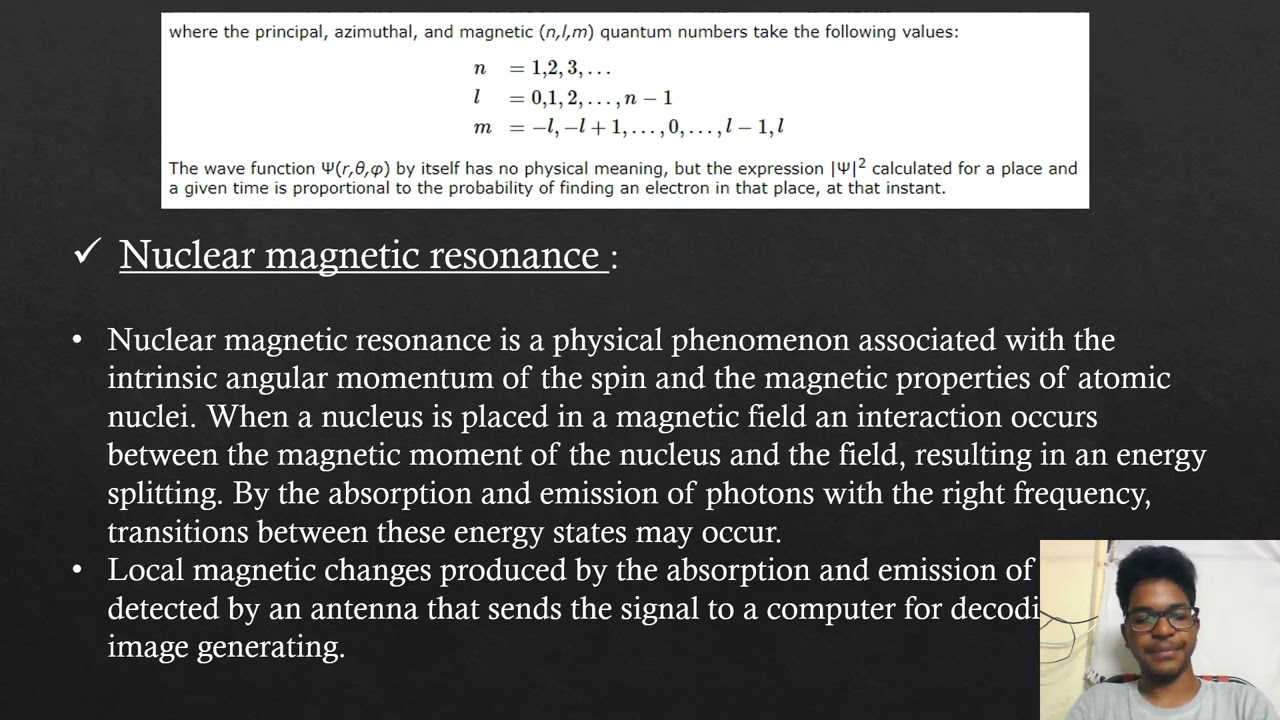 Application of Quantum mechanics in Magnetic Resonance Imaging(MRI ...