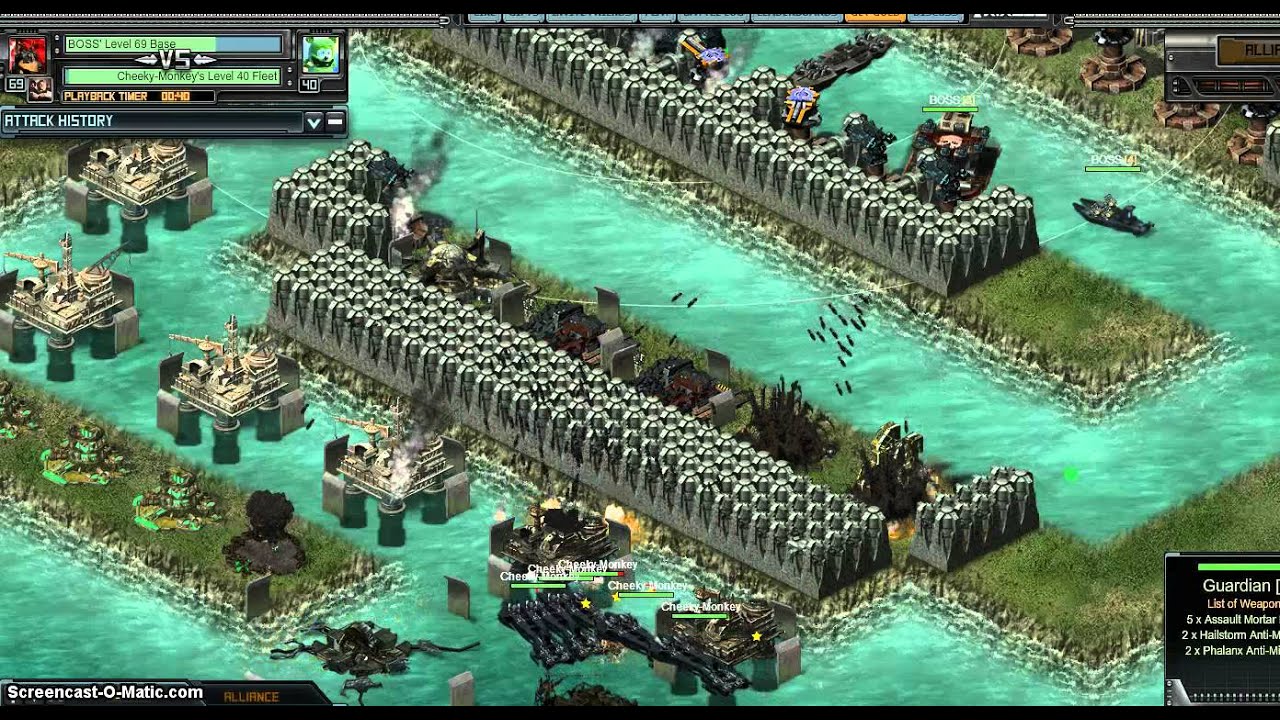BOSS base vs Cheeky Bear WGAF attack 2 time - YouTube