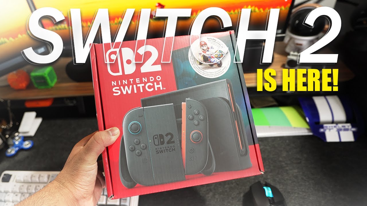 First Look at the New Nintendo Switch 2! | This Feels Next-Gen 🔥 - YouTube