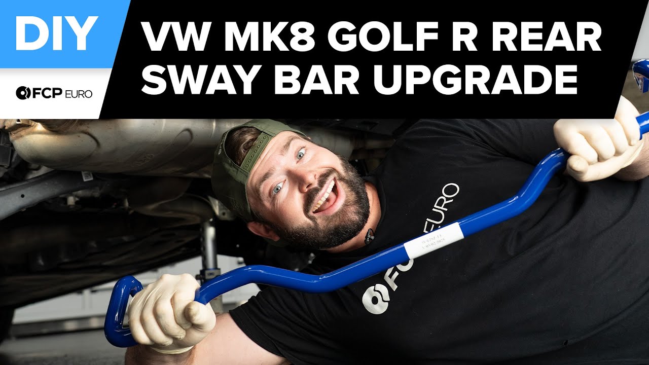 VW Golf R Rear Sway Bar Bushing Replacement DIY (2022-Present ...